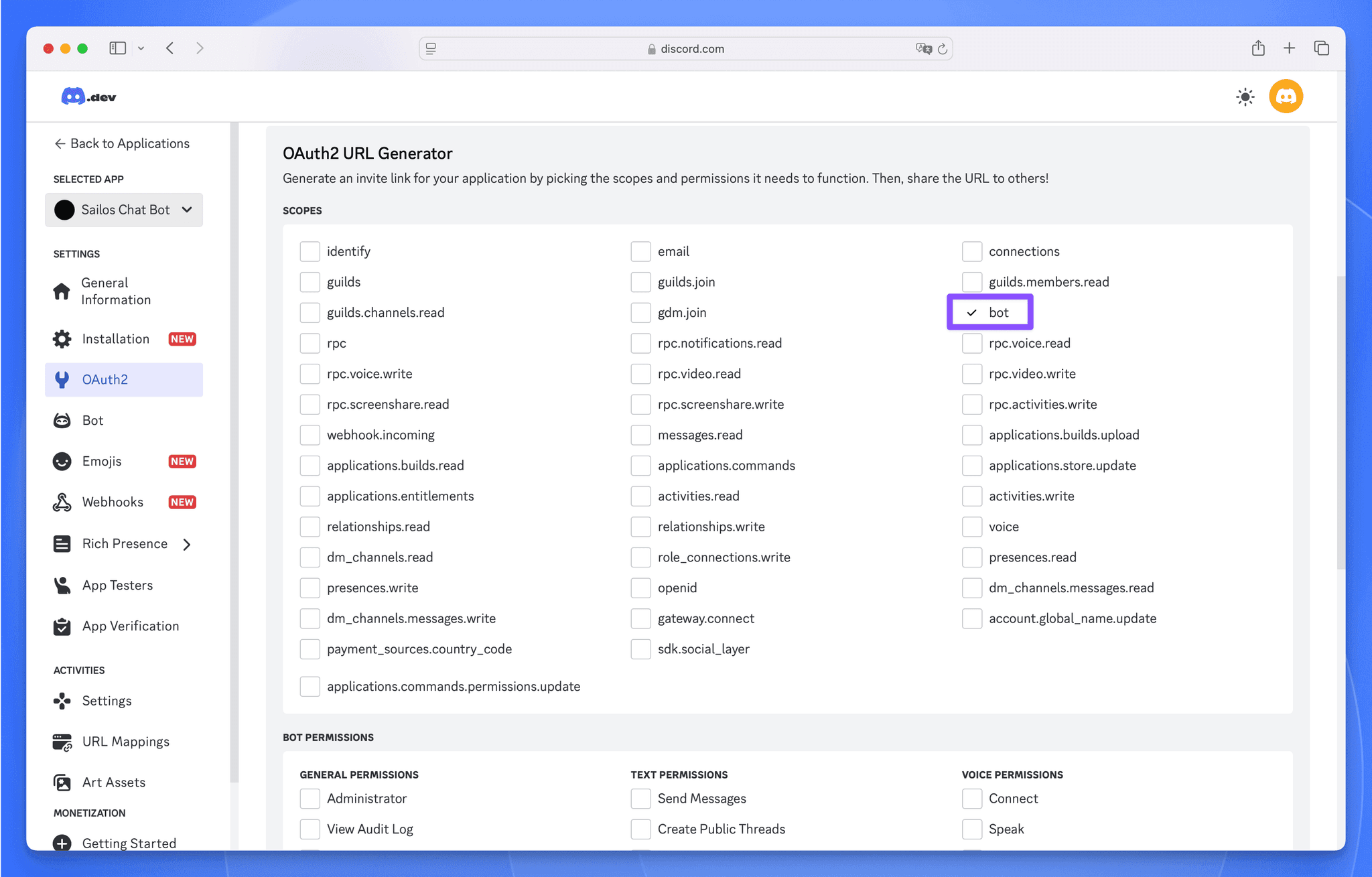Examples > Build-your-own-discord-bot | Sealos Docs