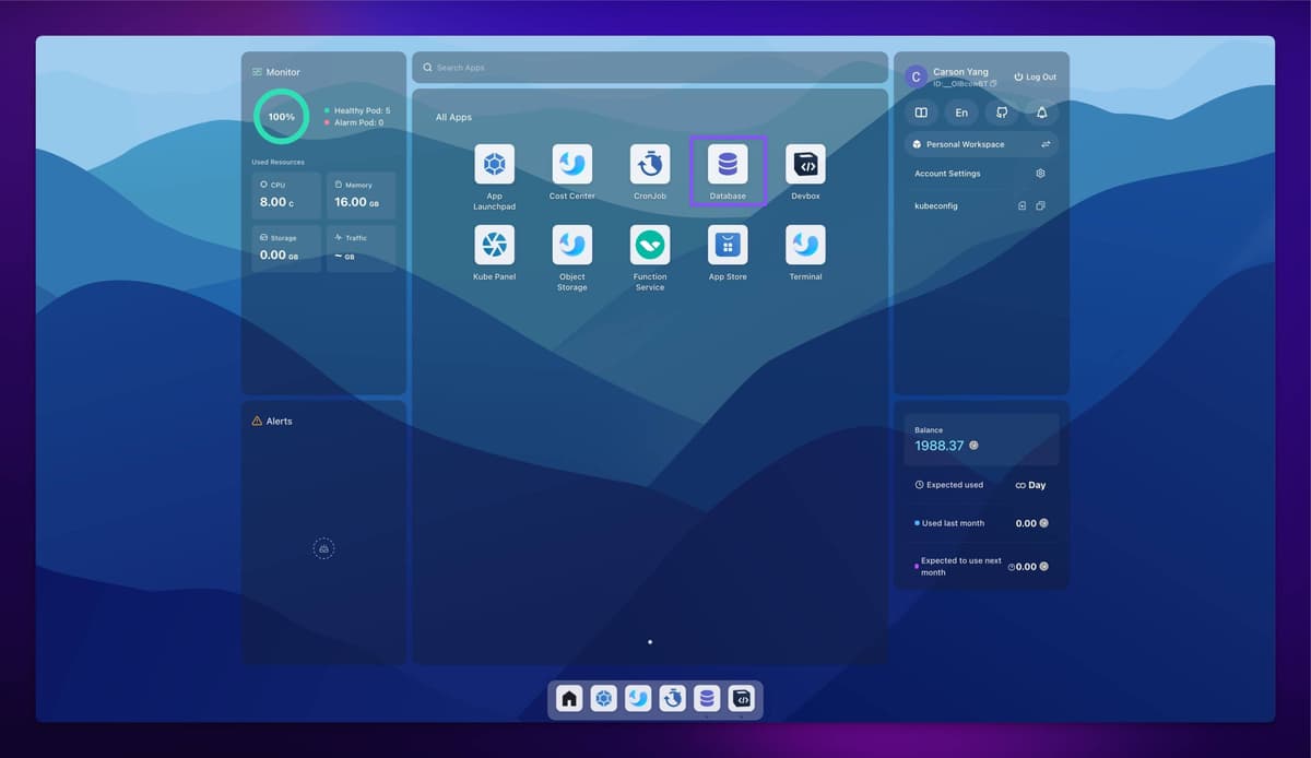 Guides > Databases > Mongodb | Sealos Docs